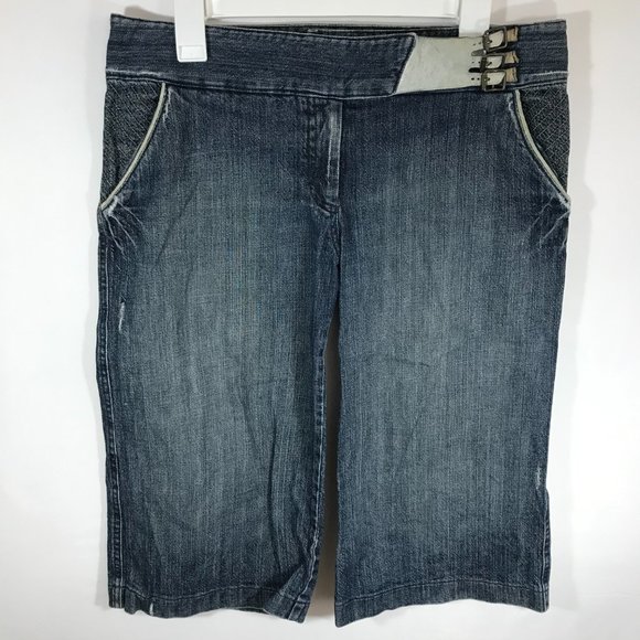 Anja Flint | Shorts | Anja Flint Womens 6 Blue Denim Jeans Short ...